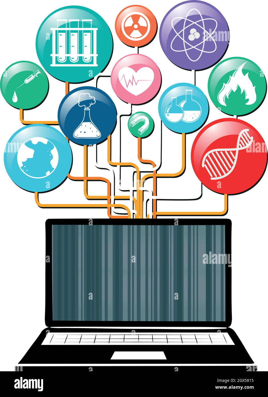 Computer Symbole Stock-Vektorgrafiken kaufen - Alamy