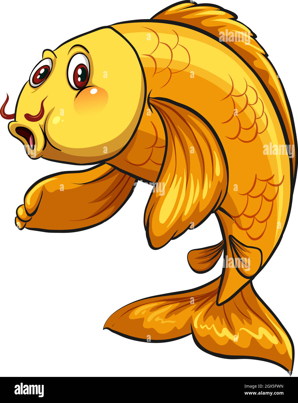 Goldener fischer Stock-Vektorgrafiken kaufen - Alamy