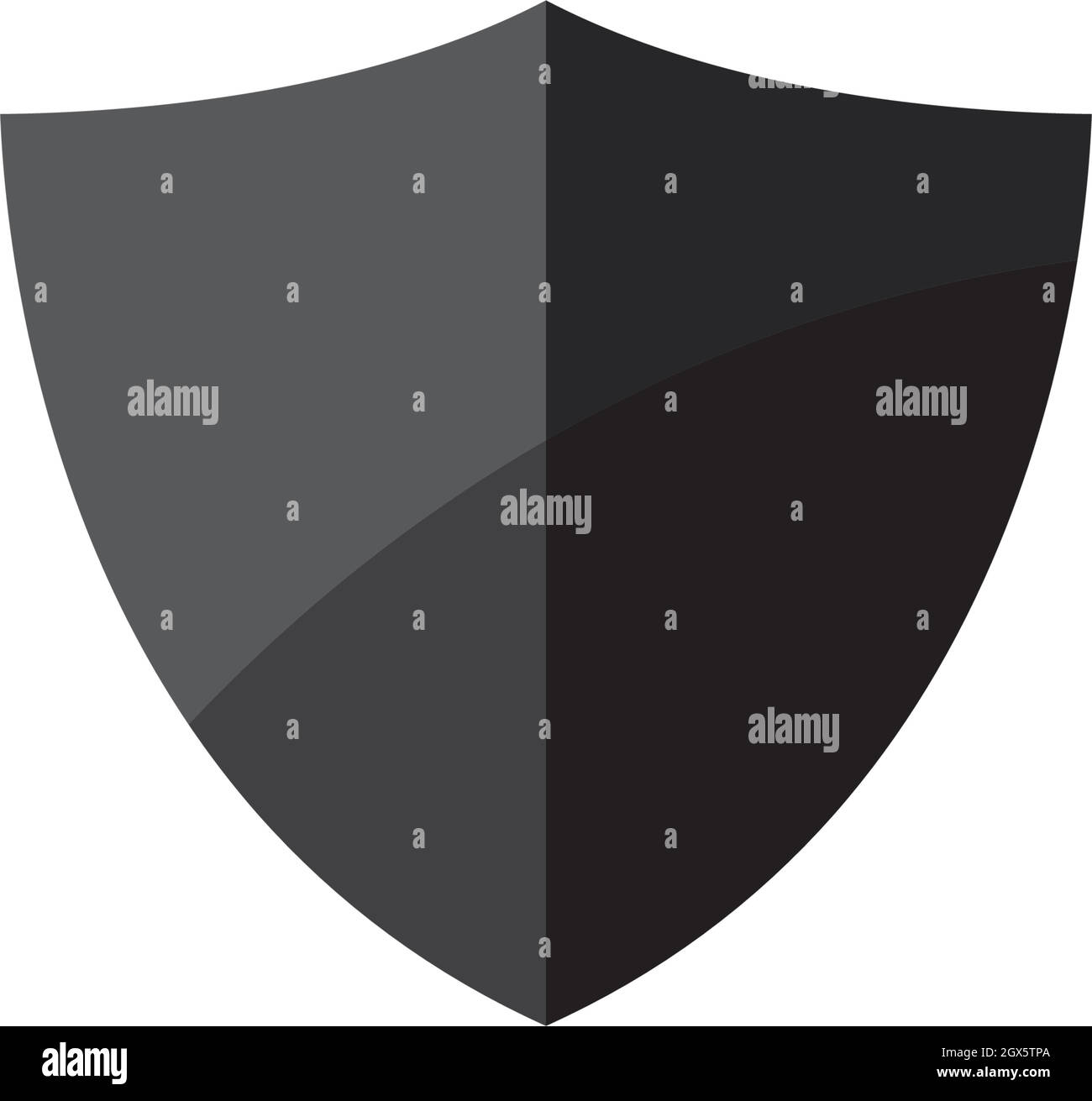 Vorlage für Schildsymbol-Logo Stock-Vektorgrafik - Alamy