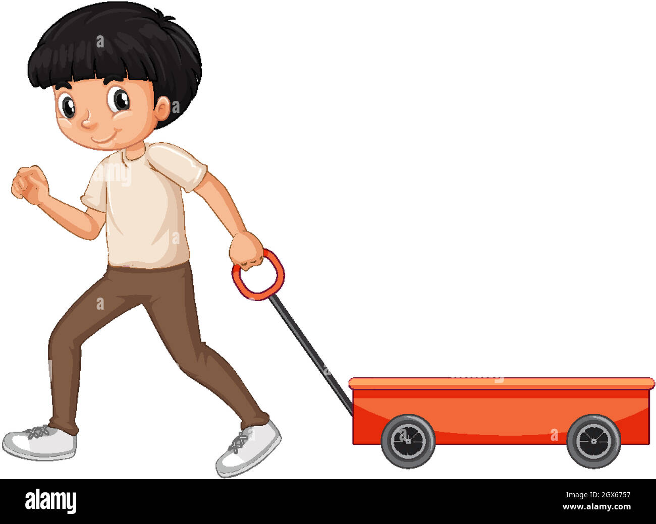 Bollerwagen clipart Ausgeschnittene Stockfotos und -bilder - Alamy