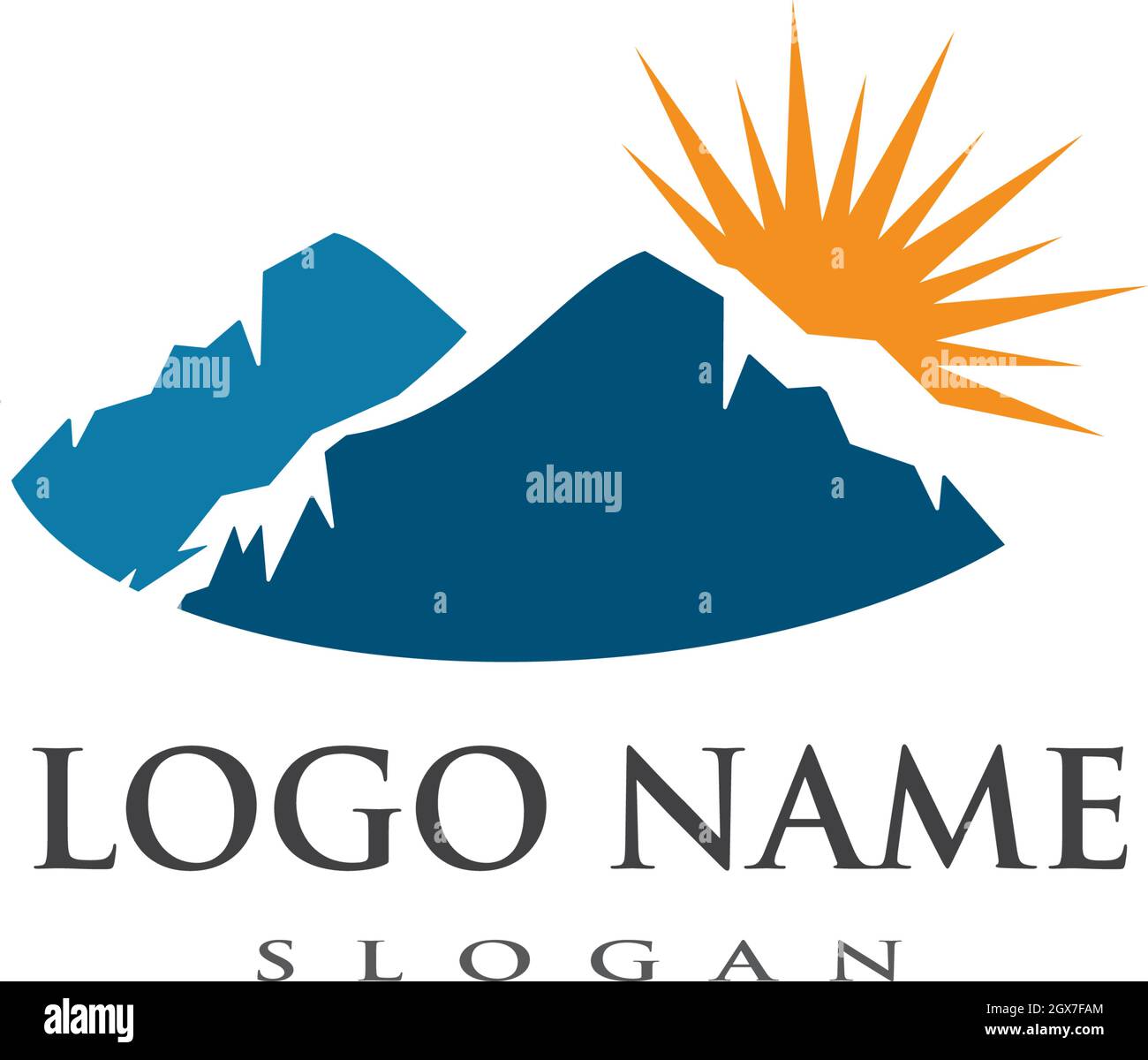 Mountain icon Stock-Vektorgrafiken kaufen - Alamy