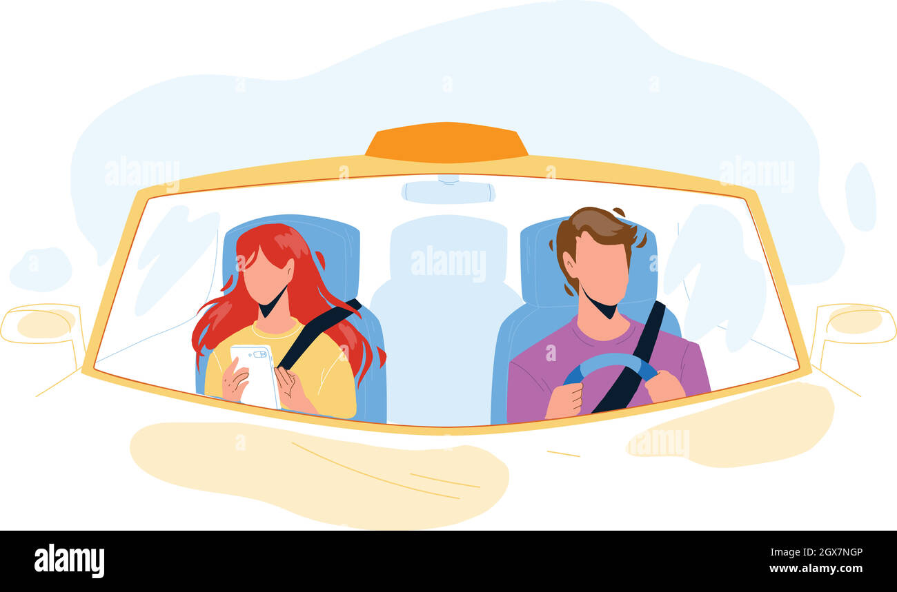 Man drive car cartoon -Fotos und -Bildmaterial in hoher Auflösung – Alamy