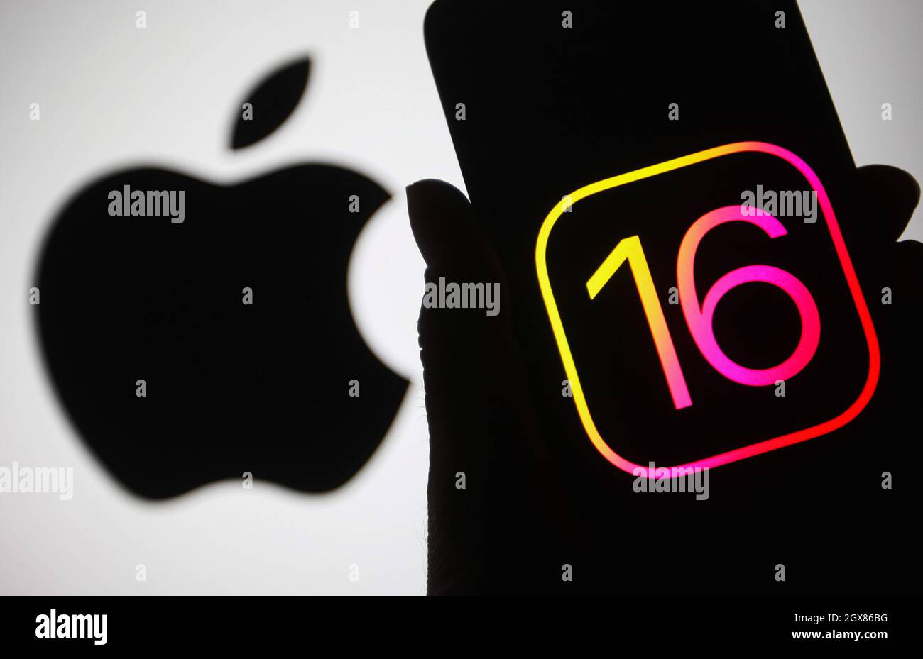 Ios 16 logo -Fotos und -Bildmaterial in hoher Auflösung – Alamy