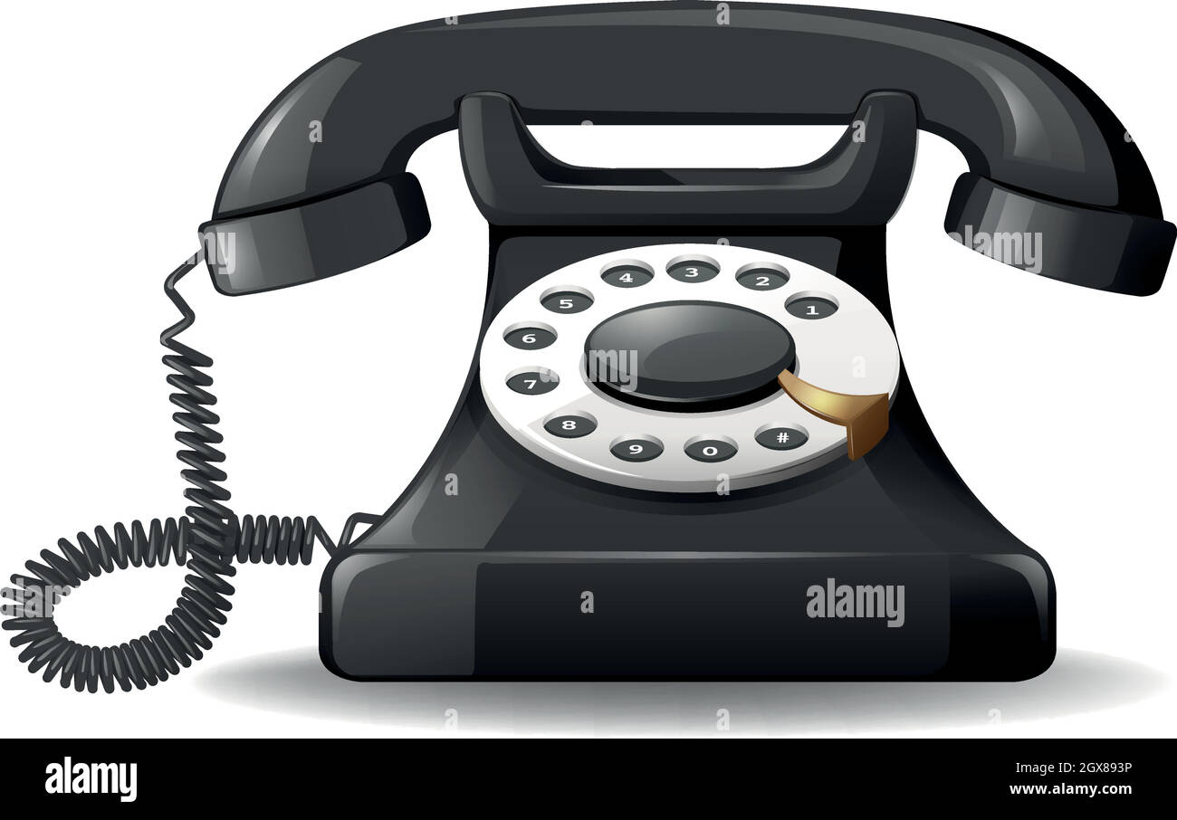 Cartoon ringing telephone Stock-Vektorgrafiken kaufen - Alamy