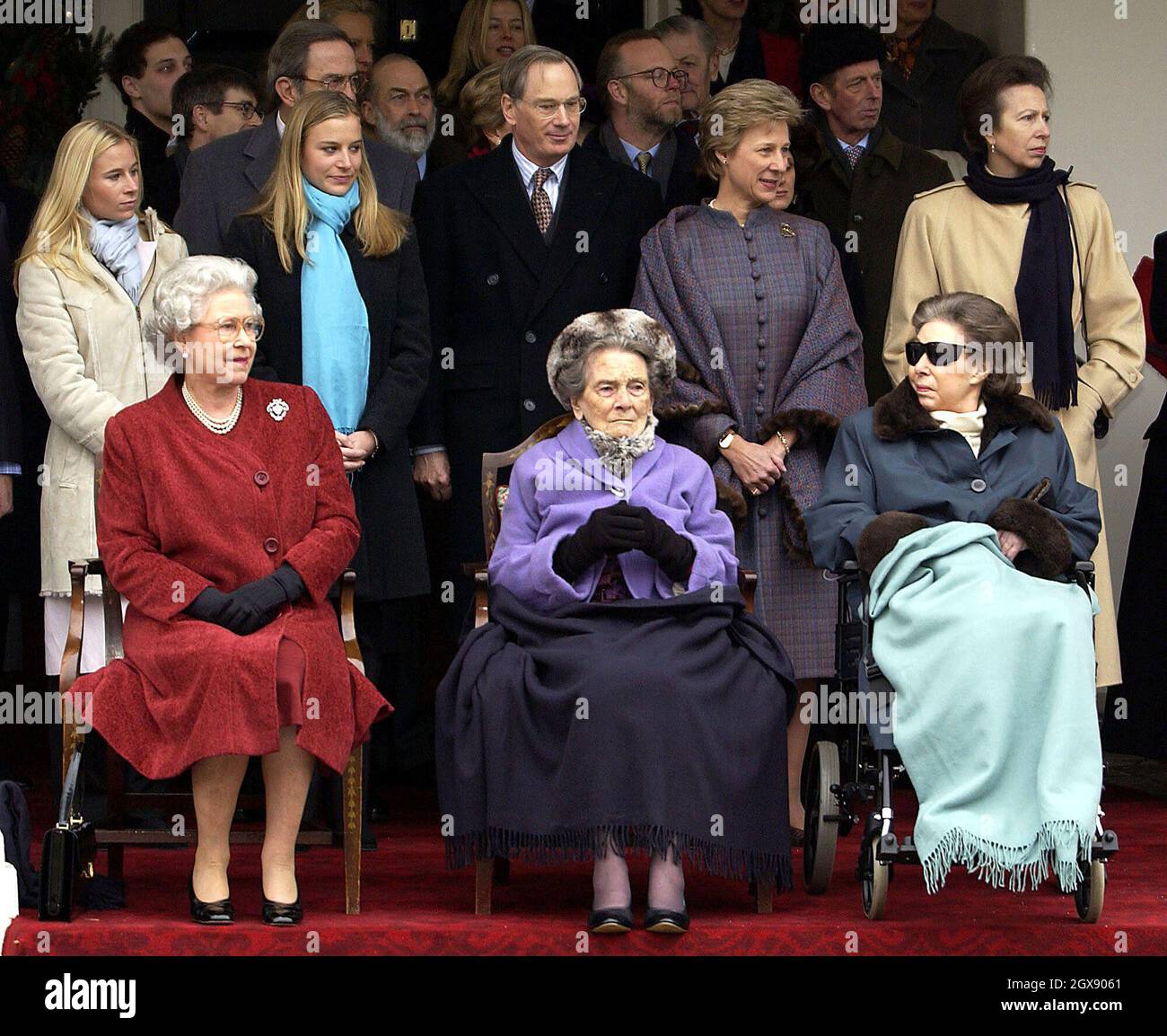 Prinzessin alice center und prinzessin margaret im kensington palace ...