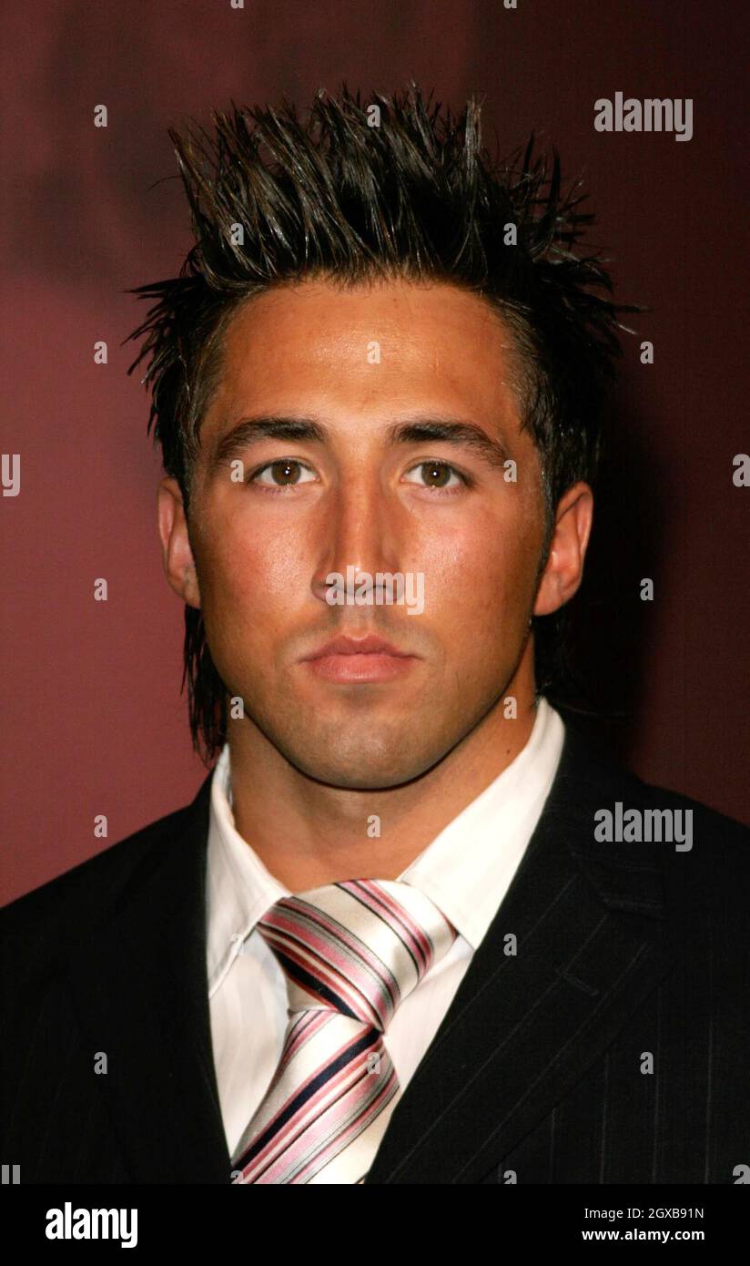 Gavin Henson bei der Dreharbeiten zu Hell's Kitchen in der Brick Lane ...