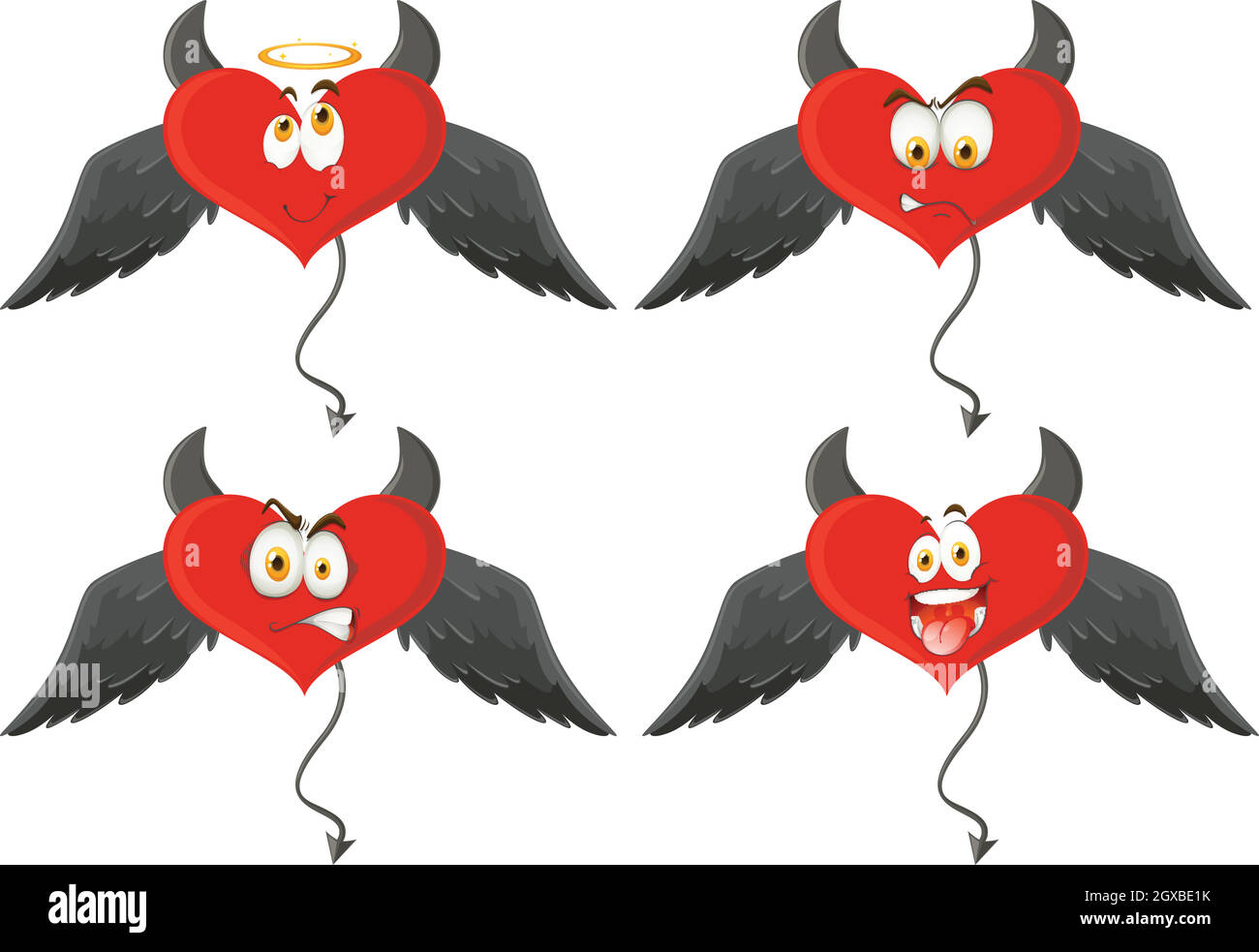 Vier herzen -Fotos und -Bildmaterial in hoher Auflösung – Alamy