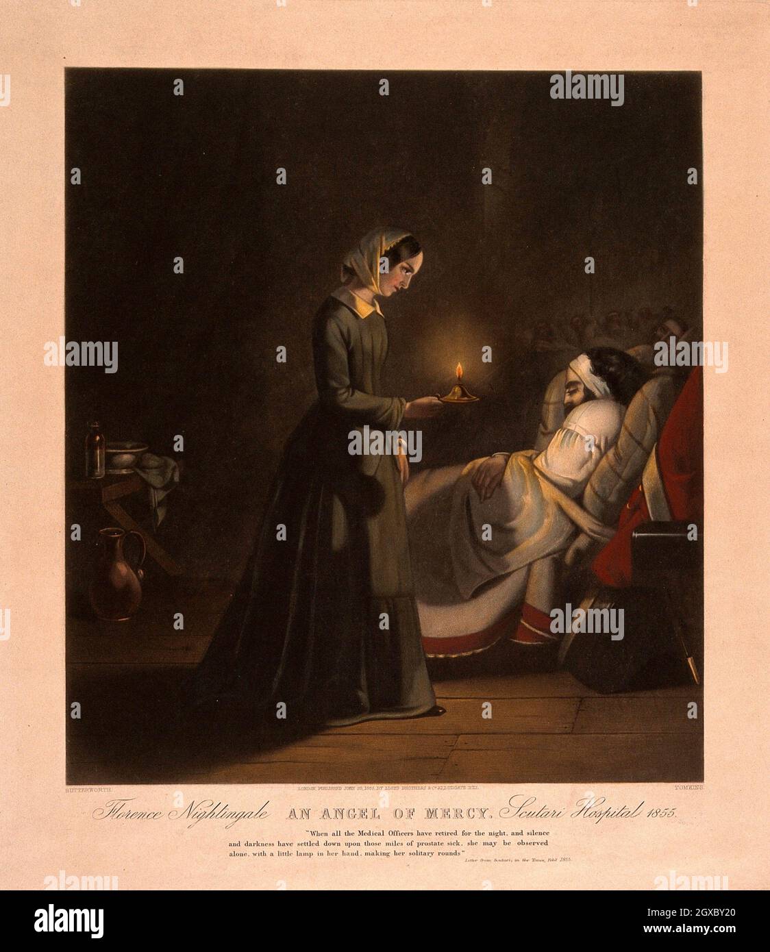Florence Nightingale At Scutari Stockfotos und -bilder Kaufen - Alamy