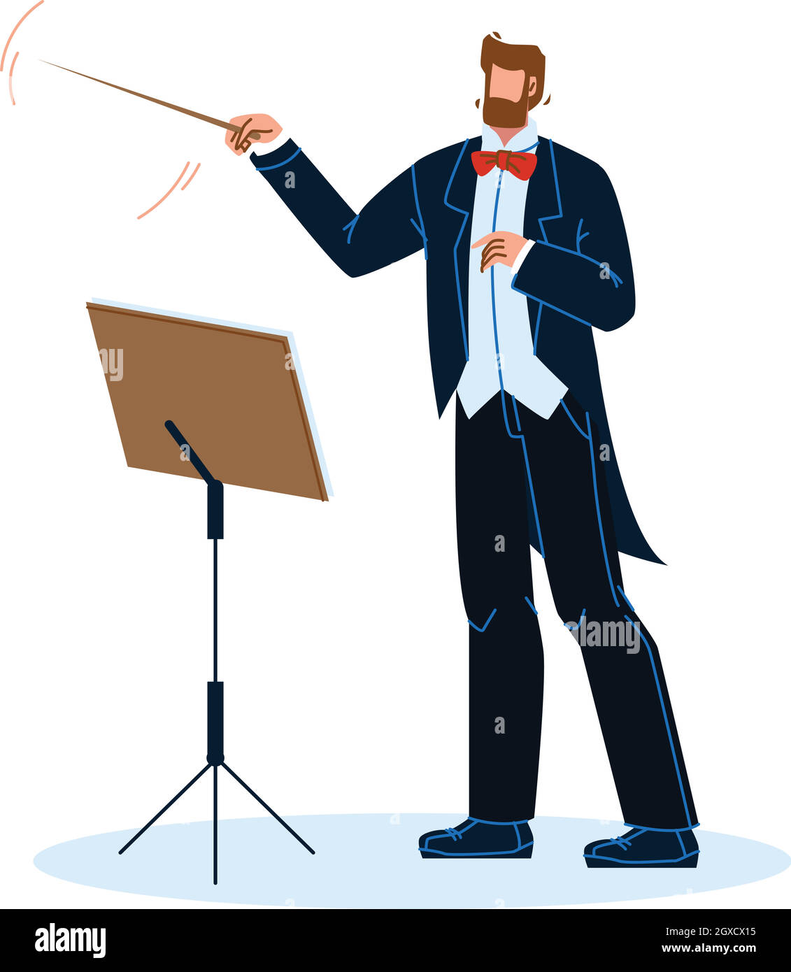 Dirigent kunst Stock-Vektorgrafiken kaufen - Alamy