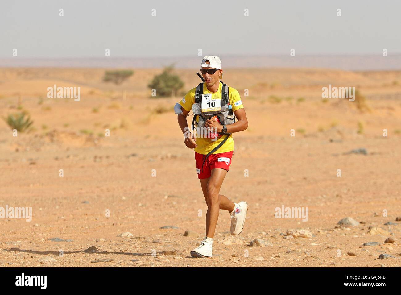 Marokko. 4. Oktober 2021; Tisserdimine nach Kourci Dial Zaid; Marathon ...