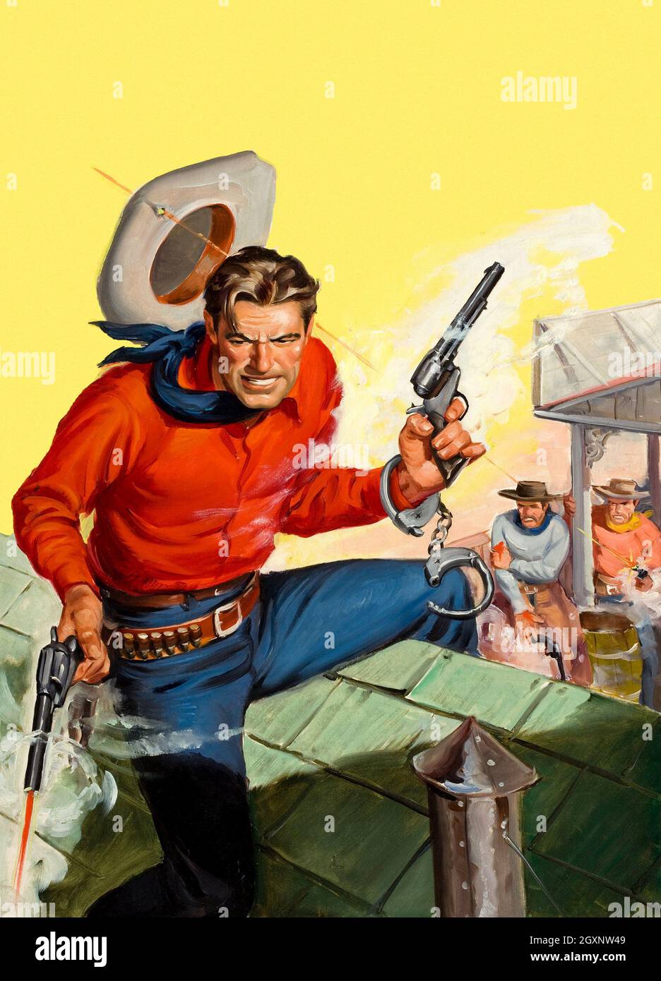 Cowboy shootout -Fotos und -Bildmaterial in hoher Auflösung – Alamy