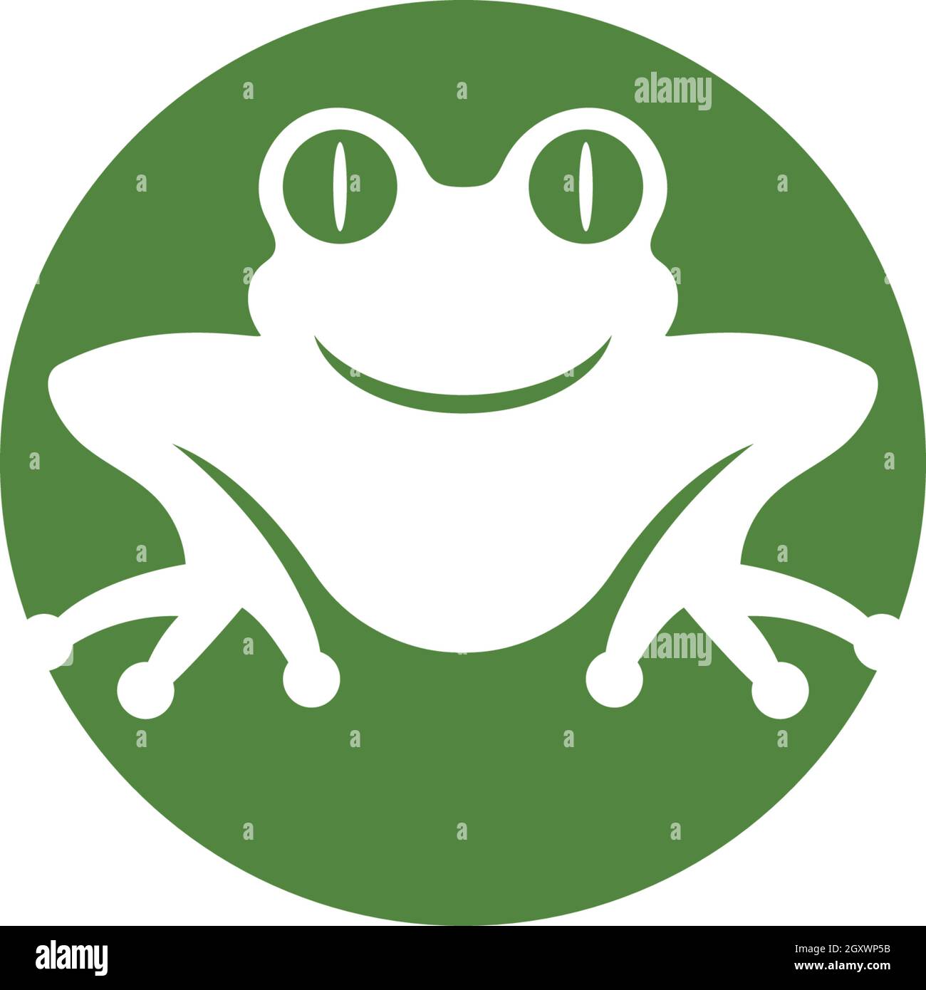 Frosch logo Stock-Vektorgrafiken kaufen - Alamy
