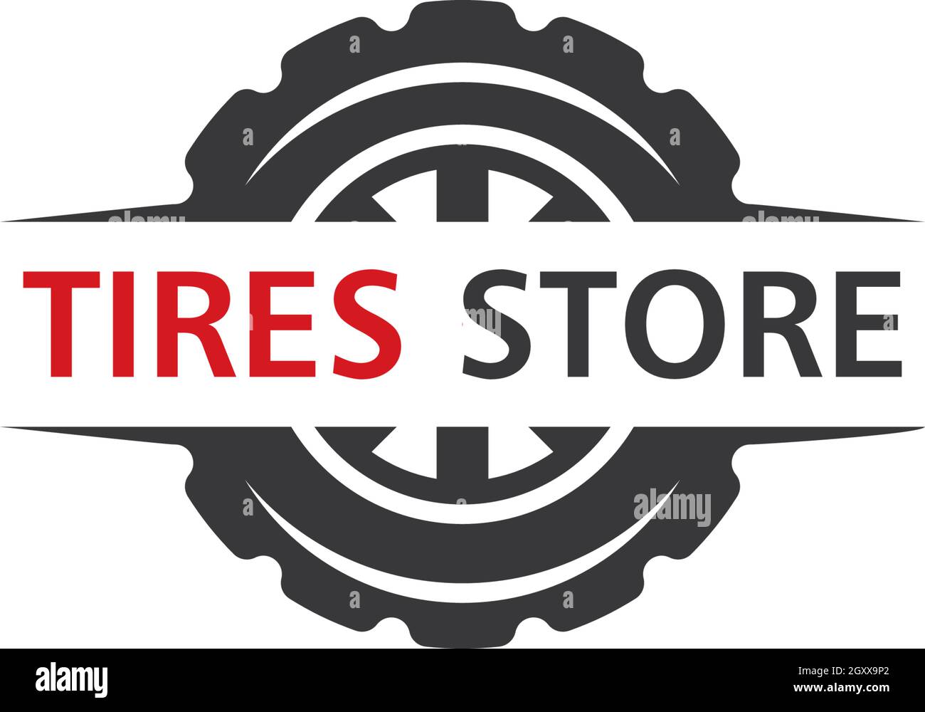 Reifen Logo Reifen Logo Stock-Vektorgrafiken kaufen - Alamy