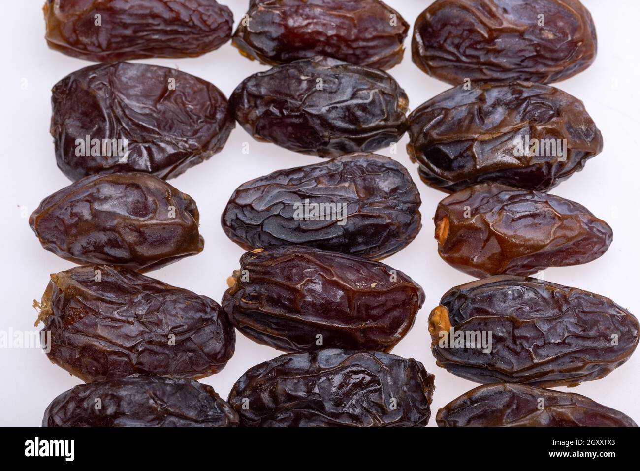 Getrocknete Medjoul-Jumbo-Datteln. Modjoul ist eine der edelsten ...