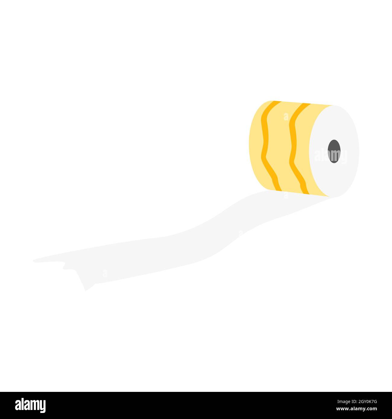 Papierrolle cartoon Ausgeschnittene Stockfotos und -bilder - Alamy