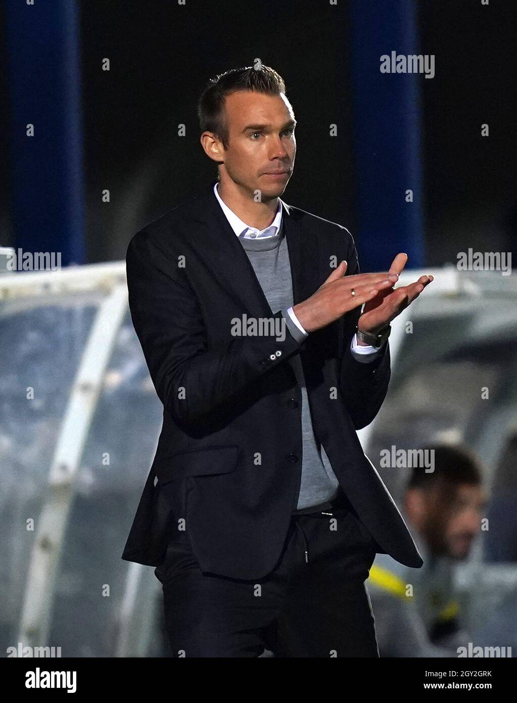 Während des UEFA Women's Champions League-Spiels A in Kingsmeadow ...
