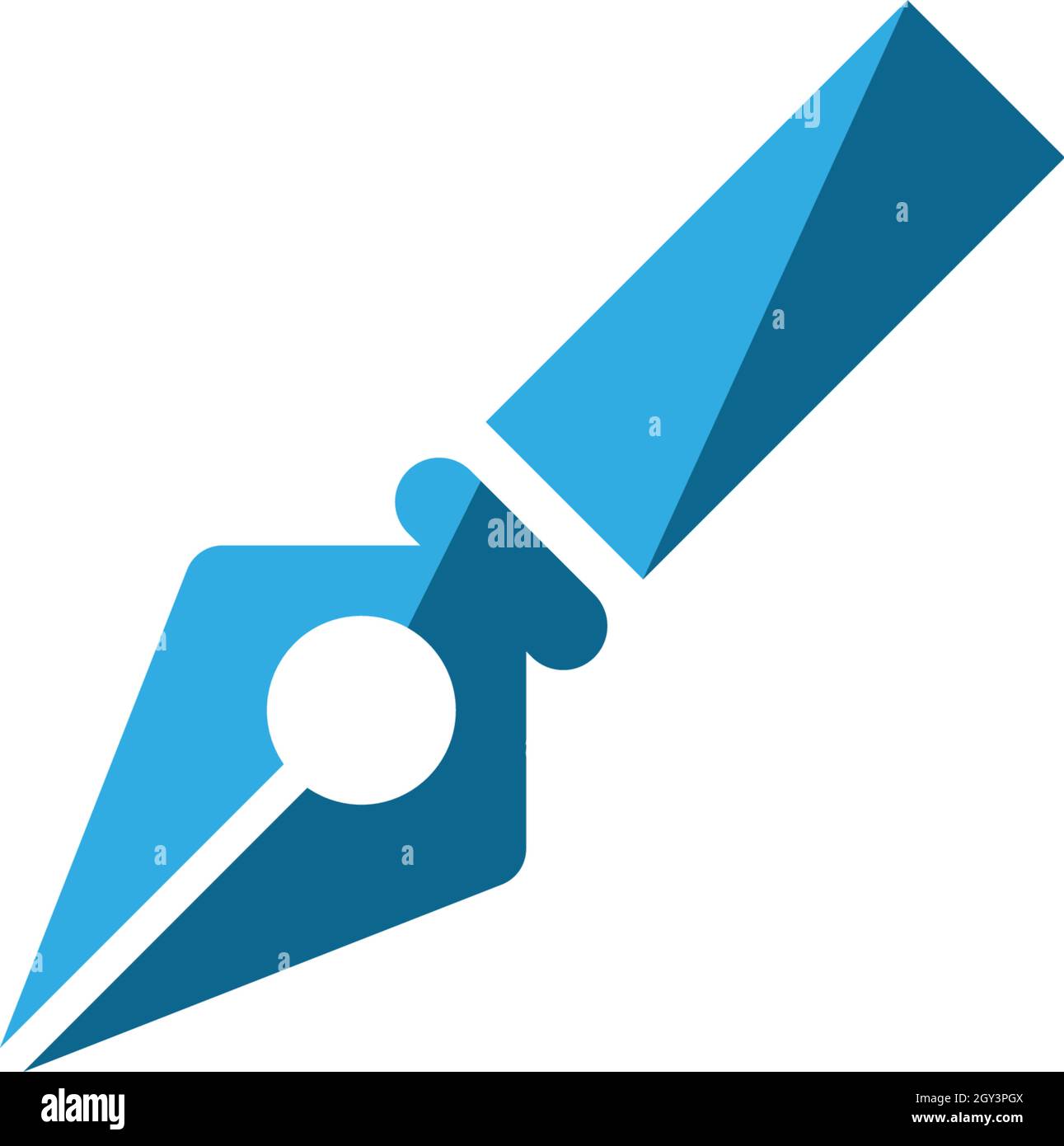 Stift logo Stock-Vektorgrafiken kaufen - Alamy