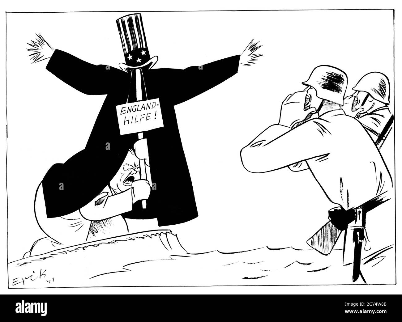 This german propaganda drawing -Fotos und -Bildmaterial in hoher ...