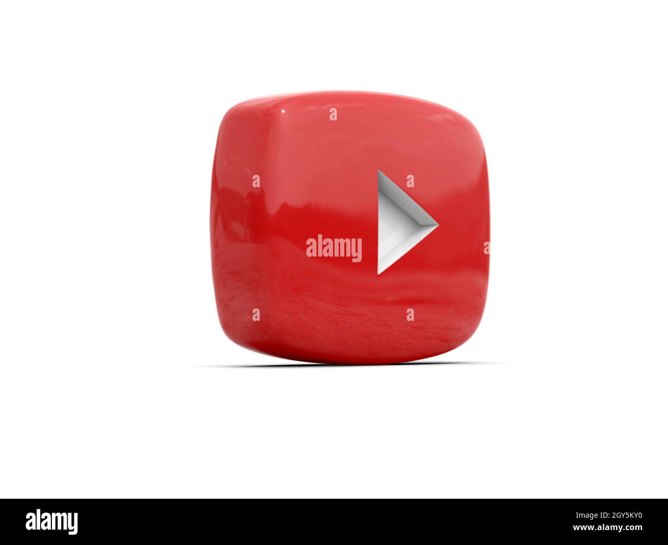 Youtube Play Button Sign Video Icon Logo, Online Broadcasting Service ...