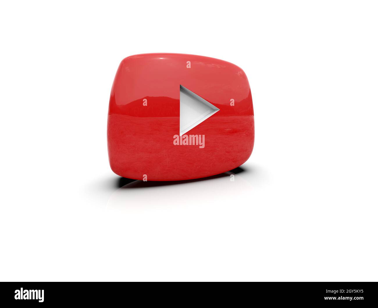 Youtube Play Button Sign Video Icon Logo, Online Broadcasting Service ...