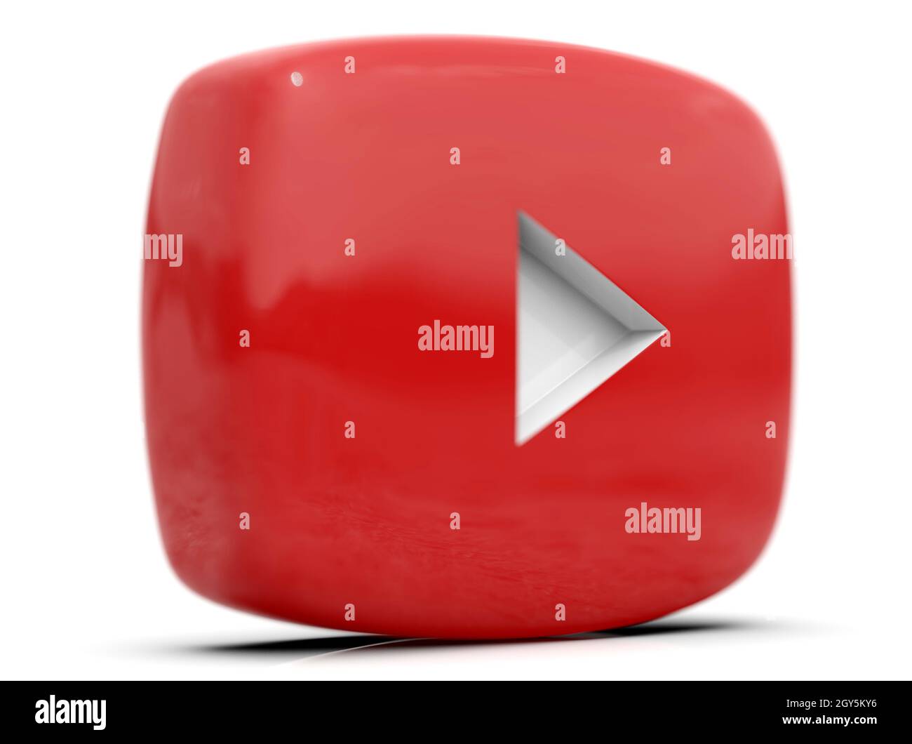 Youtube Play Button Sign Video Icon Logo, Online Broadcasting Service ...