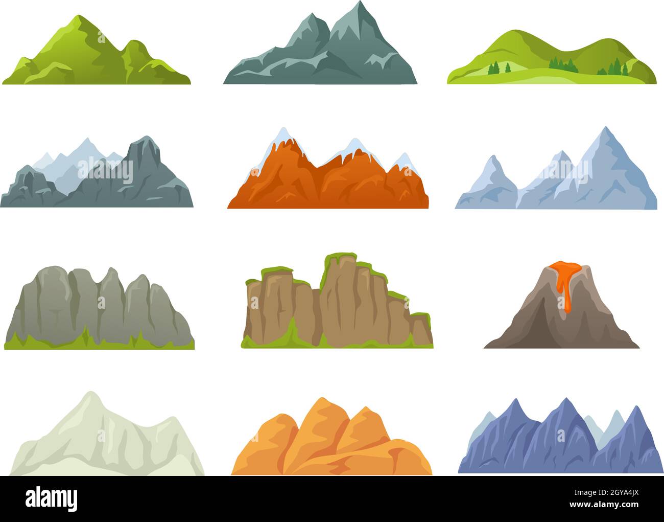 Kämme berg Stock-Vektorgrafiken kaufen - Alamy