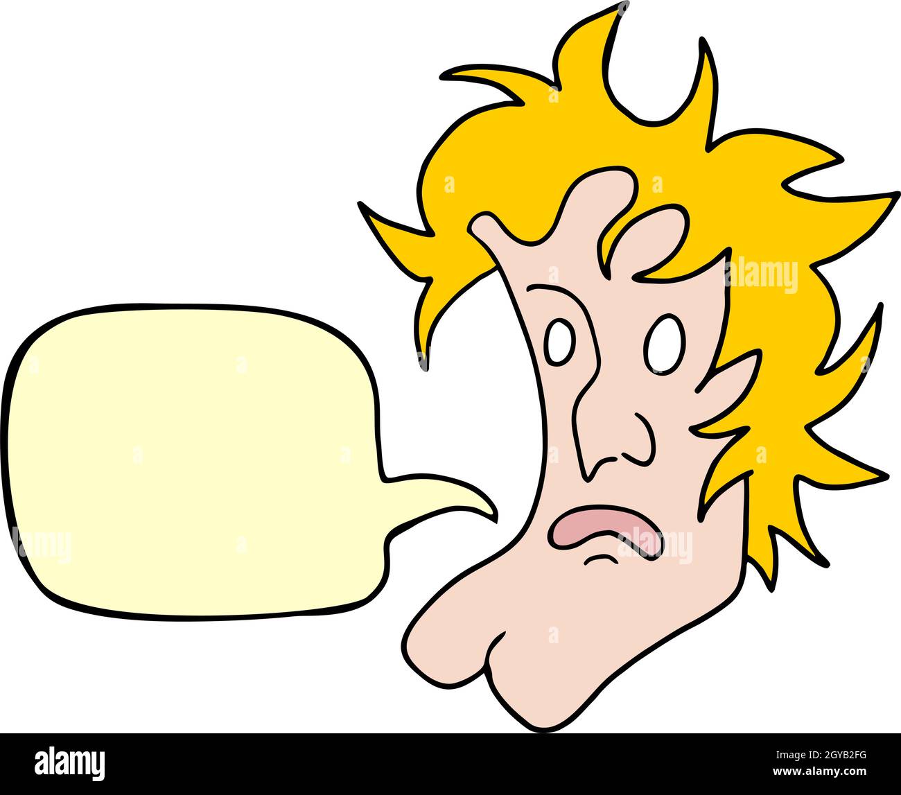 Cartoon girl talking comic -Fotos und -Bildmaterial in hoher Auflösung ...