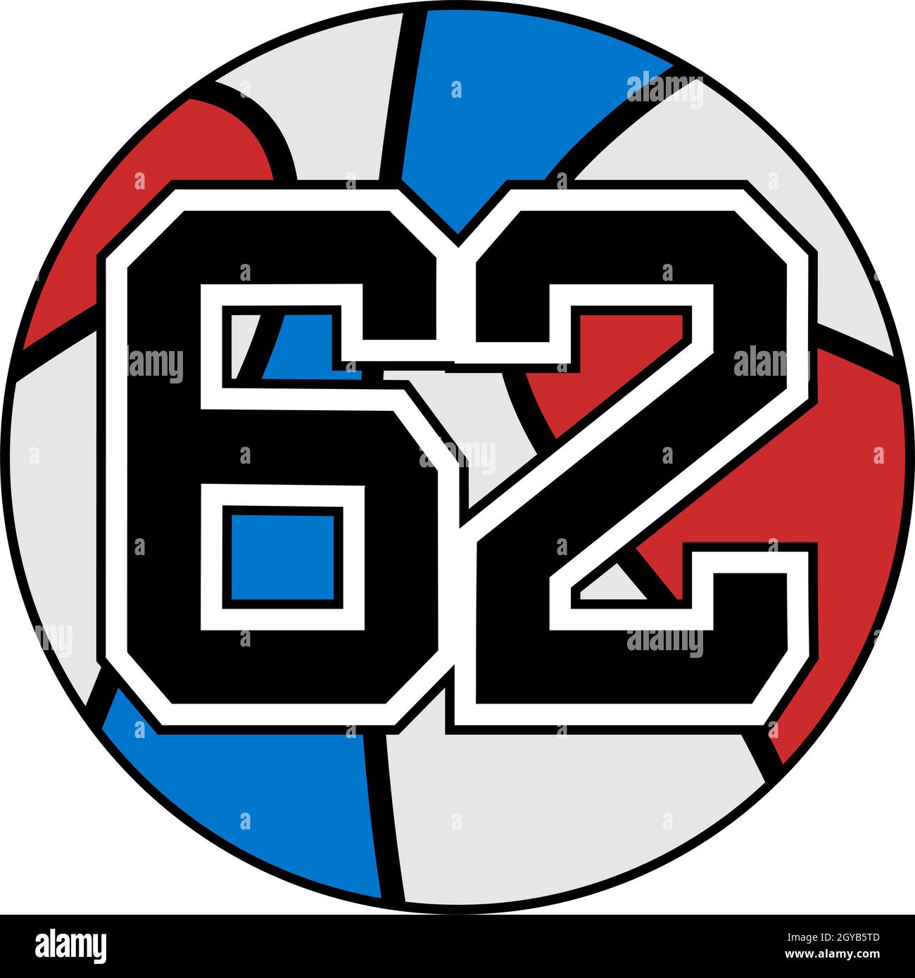 Number 62 Stock-Vektorgrafiken kaufen - Alamy