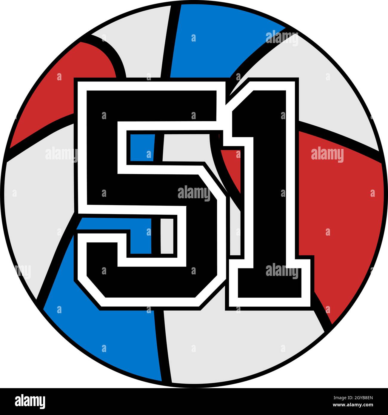 Number 51 Stock-Vektorgrafiken kaufen - Alamy