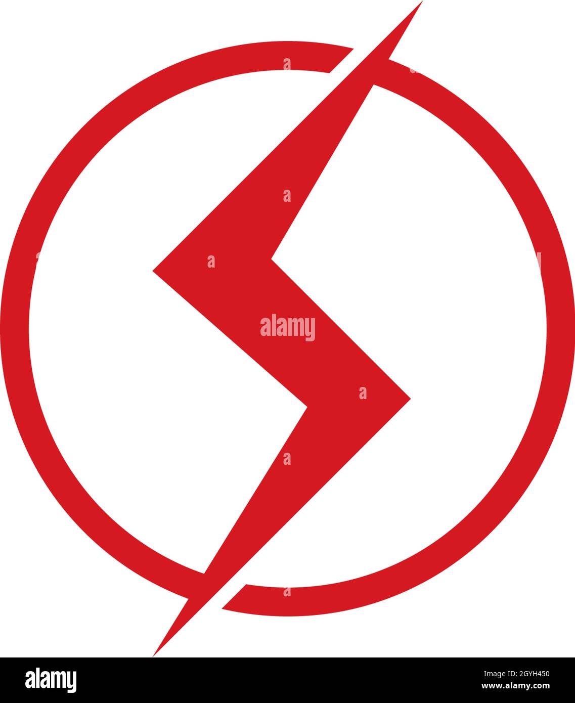 Blitz logo vorlage Stock-Vektorgrafiken kaufen - Alamy