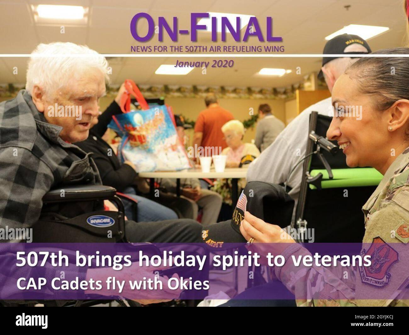 Mitglieder des 507th Air Betanking Wing besuchten mit Veteranen das ...