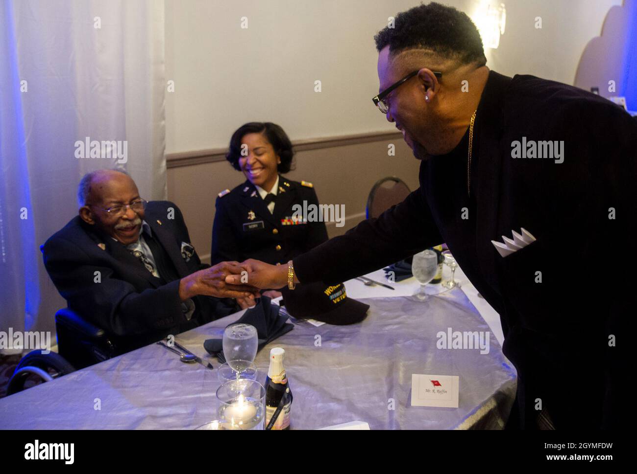 Pvt. Roosevelt Ruffin, ein ehemaliger Armeesoldat, der im Zweiten ...