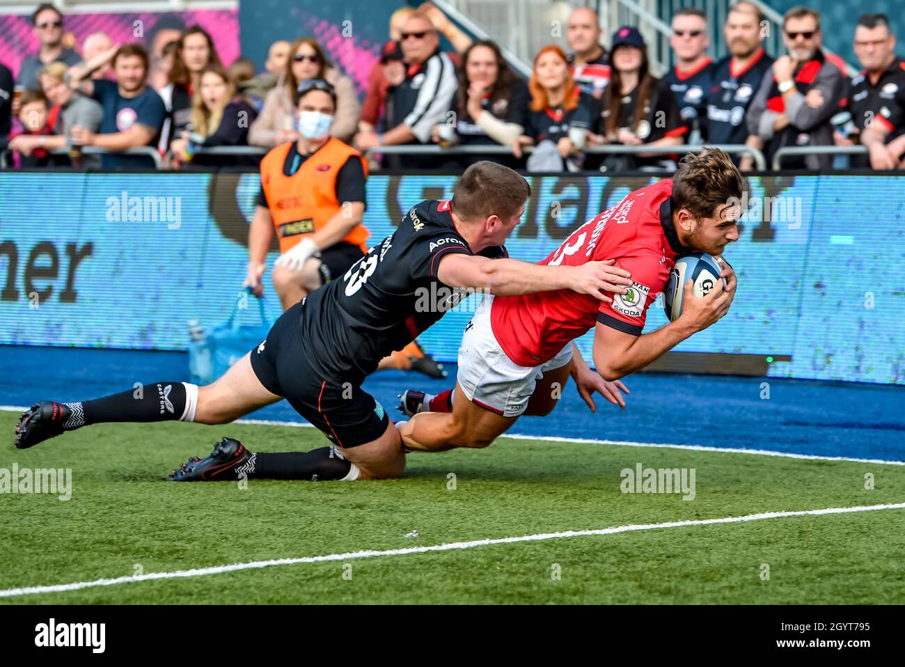 London, Großbritannien. Oktober 2021. Ben Stevenson von Newcastle ...