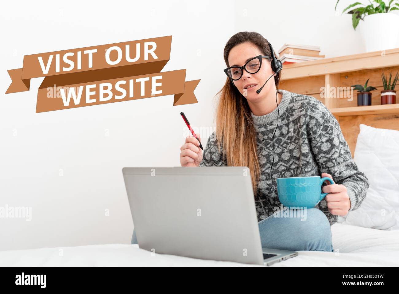 Konzeptionelle Darstellung Besuchen Sie unsere Website. Business ...