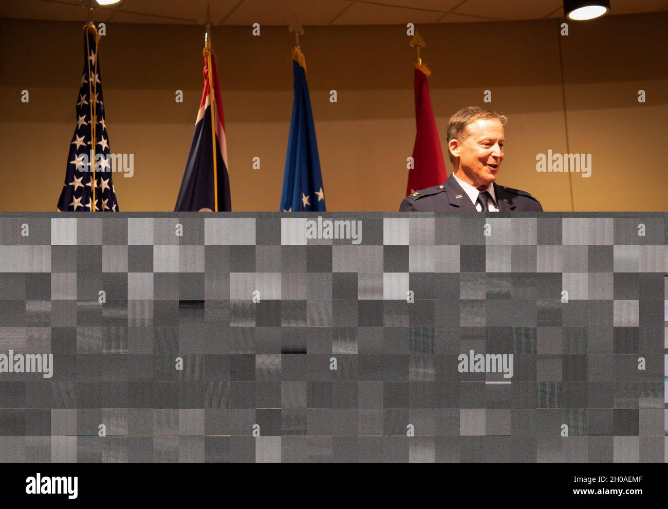 Col. Christopher Smith scheidet am 8. Januar 2021 aus der US Air ...