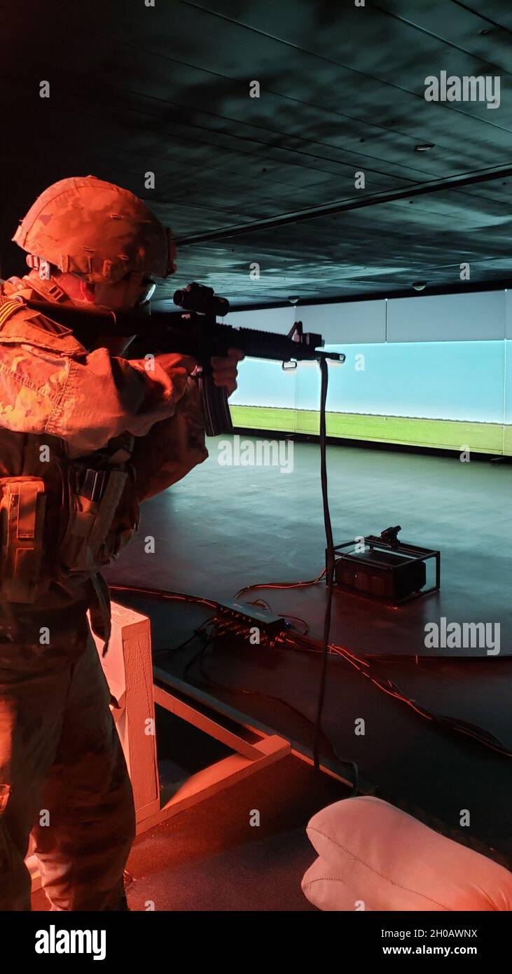 US-Soldaten mit dem 628. Aviation Support Bataillon, 28. Expeditionary ...