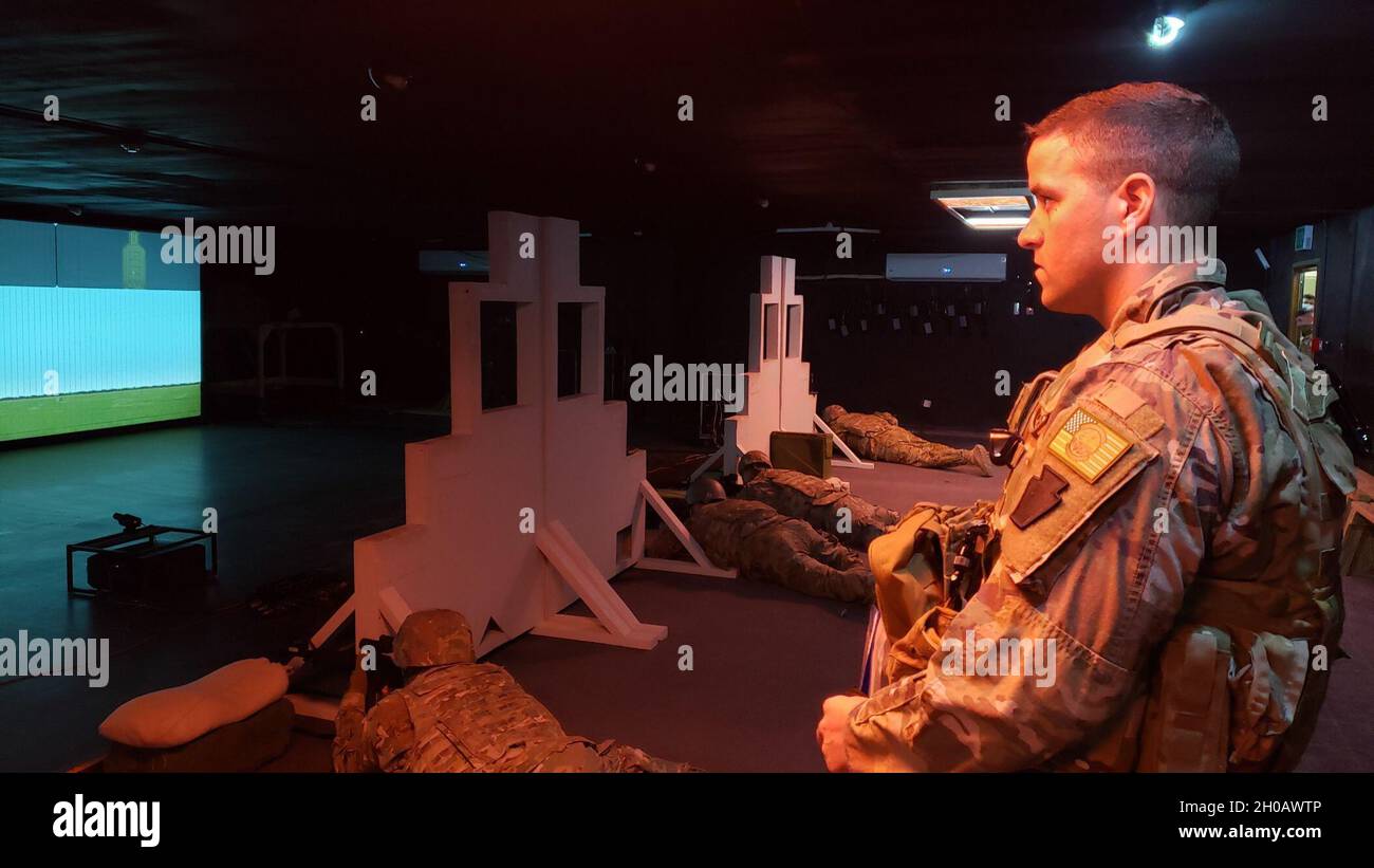 US-Soldaten mit dem 628. Aviation Support Bataillon, 28. Expeditionary ...