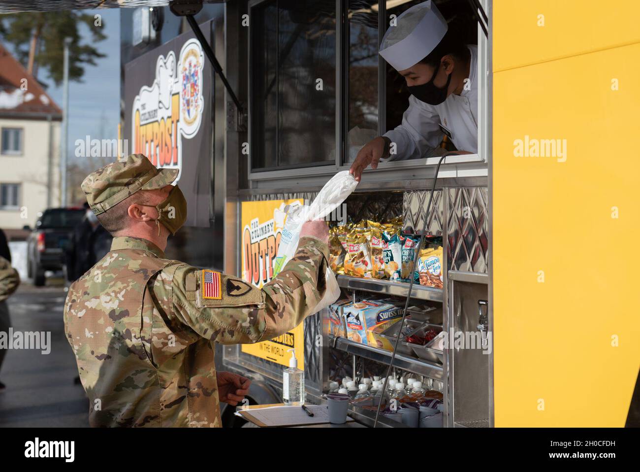 1. Sergeant Andrew Gregory der erste Sergeant der 51. Composite Truck ...