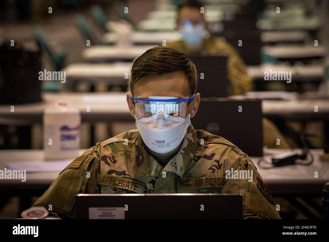 US Air Force Staff Sgt. Robert S. Applegate, 108. Flügel, New Jersey ...