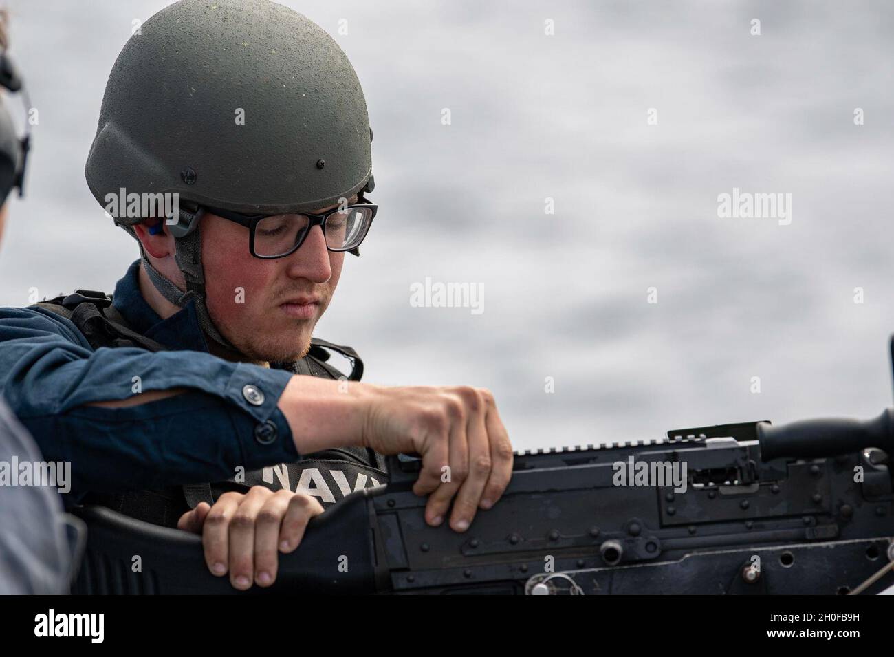 ATLANTISCHER OZEAN (Feb 24, 2021) – Boatwains Mate Seaman John Chambers ...