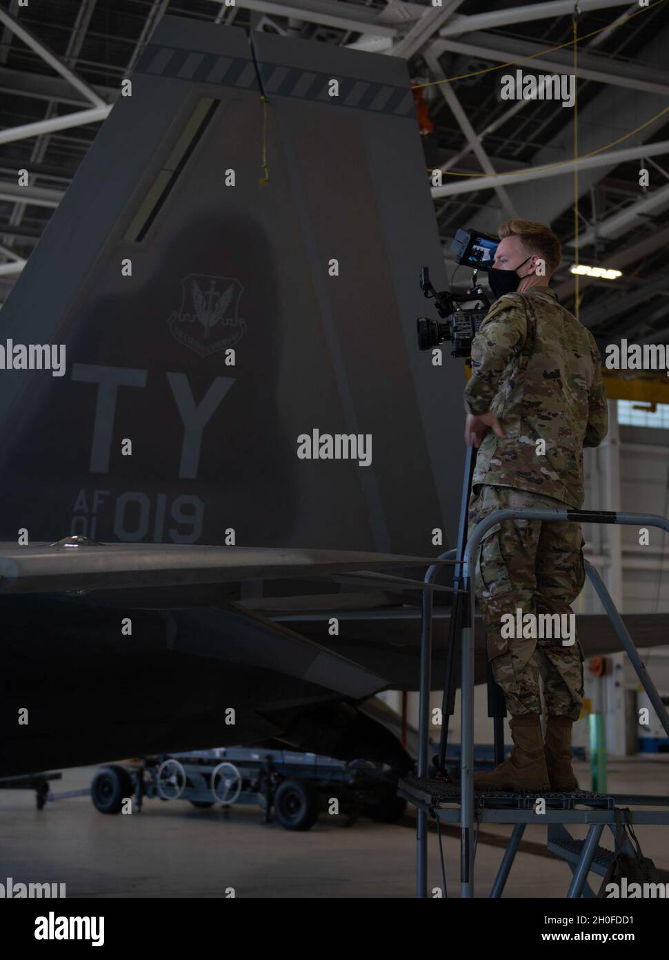 US Air Force Staff Sgt. Tybee Hurst, 3rd Audiovisual Squadron Assistant ...