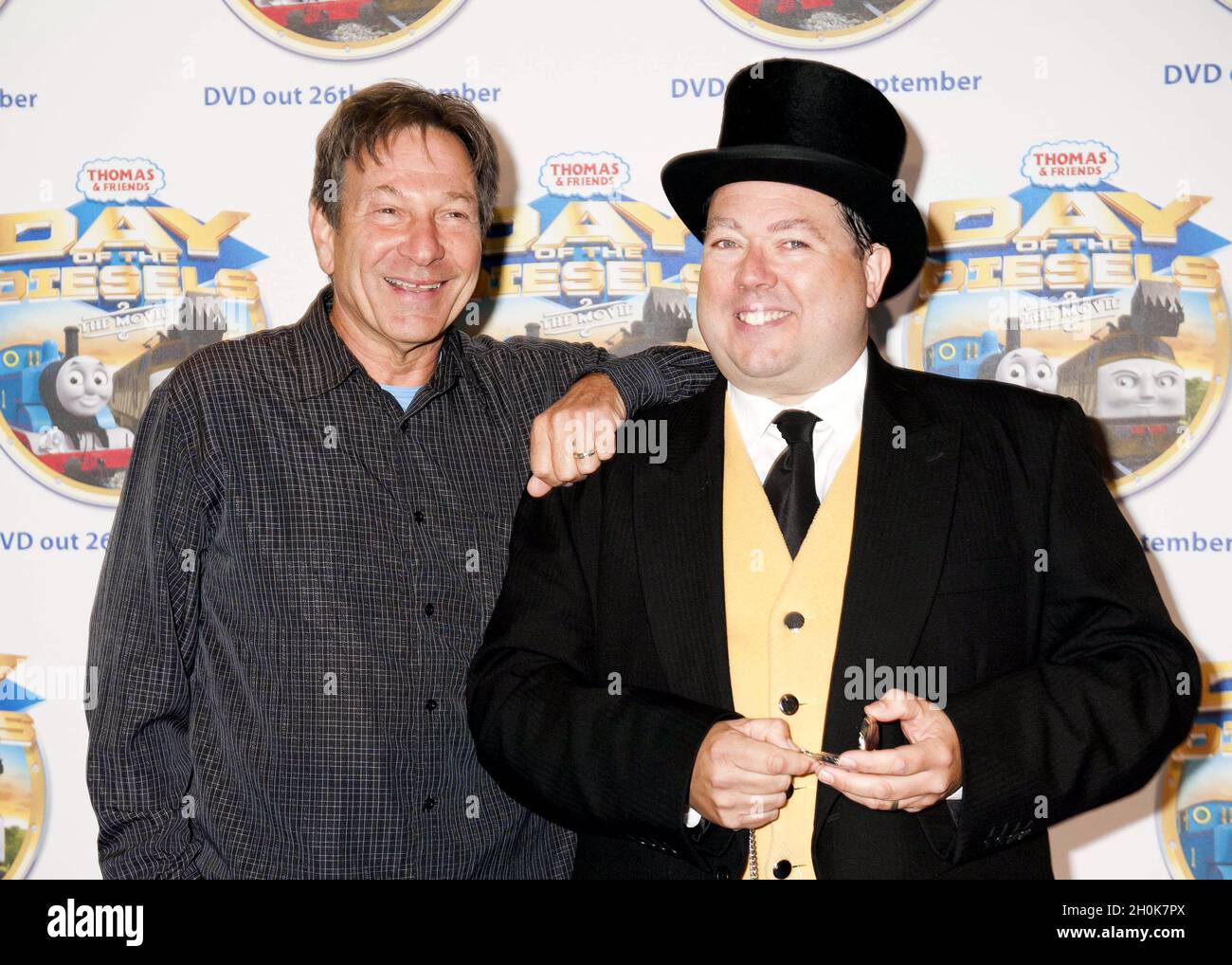 Michael Brandon mit dem Fat Controller bei der Premiere des neuen ...
