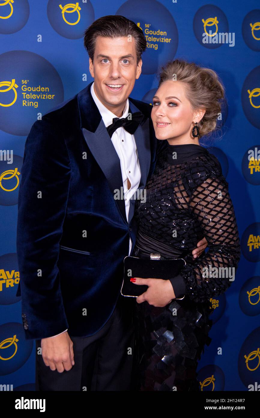 Rob Kemps und seine Frau Miriam Swinkels nehmen an der 56. Televizier-Ring Gala im Carre Royal ...