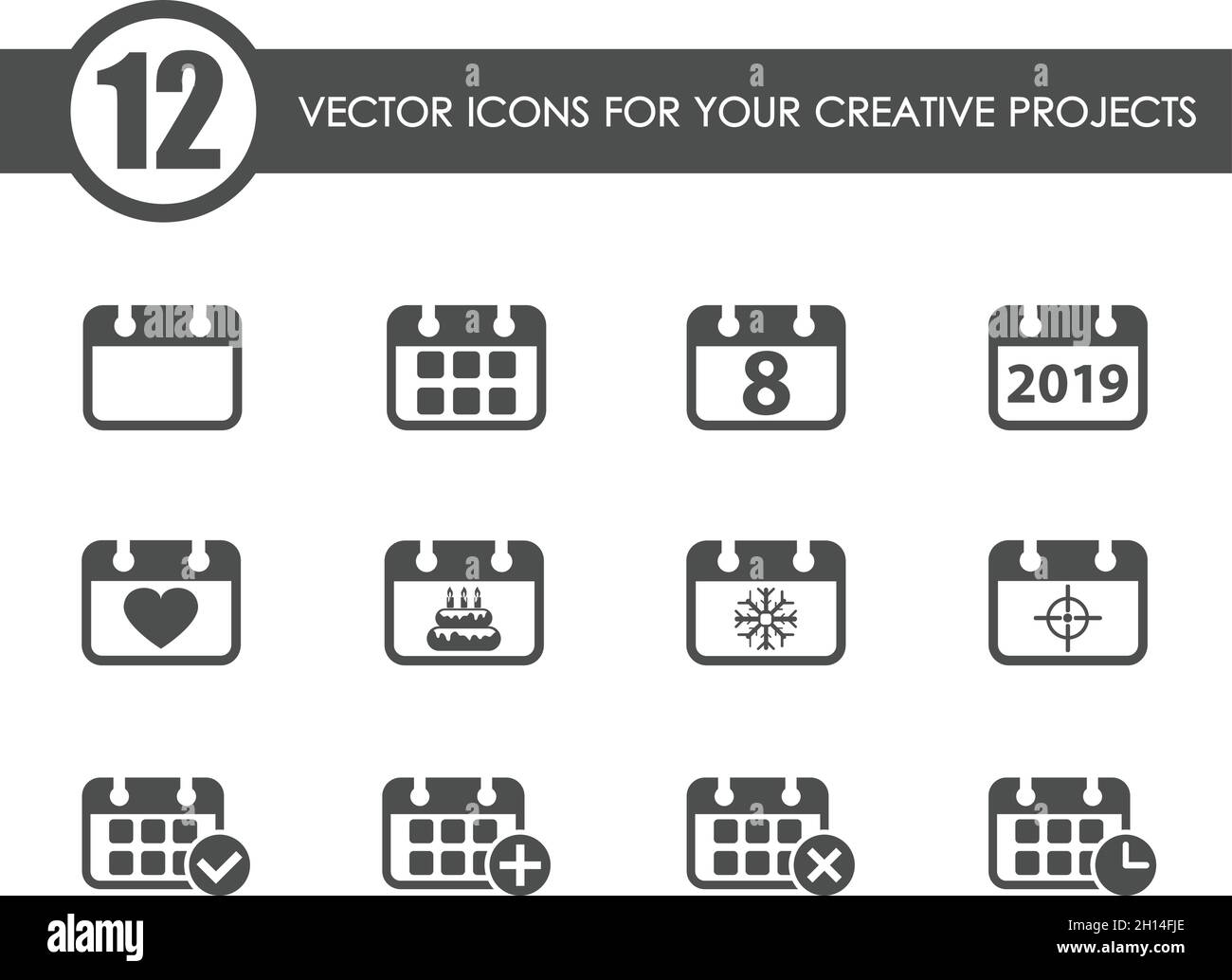 Kalender piktogramm -Fotos und -Bildmaterial in hoher Auflösung – Alamy