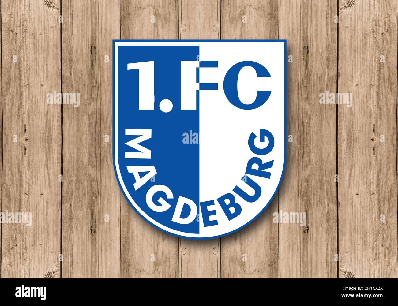 Wappen 1. FC Magdeburg, ein Fußballverein aus Deutschland ...