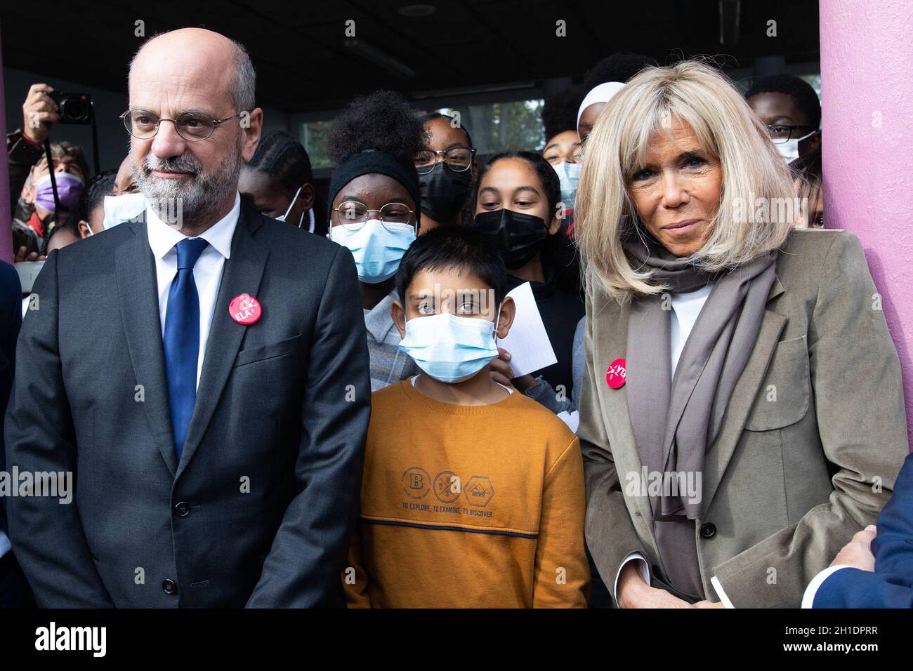 Boissy Saint Leger, Paris, 18. Oktober 2021. Die Ehefrau des ...