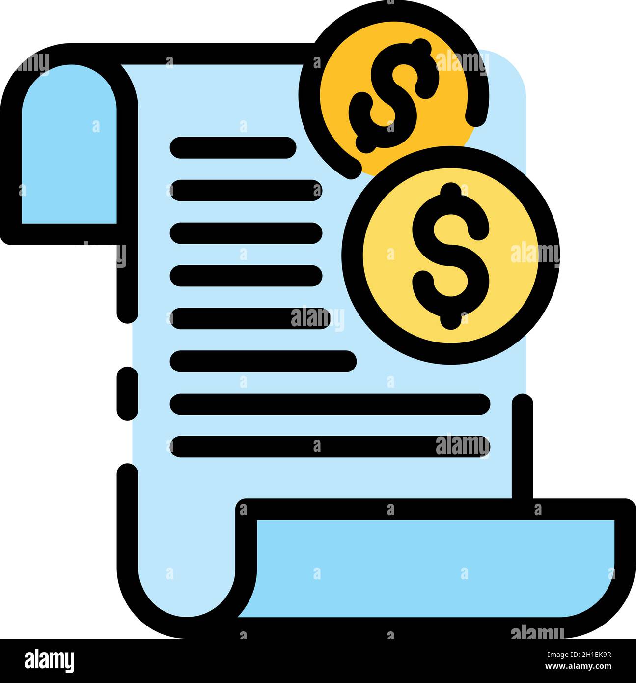 Wechselsymbol. Umriss Wechsel Vektor Symbol Farbe flach isoliert Stock ...