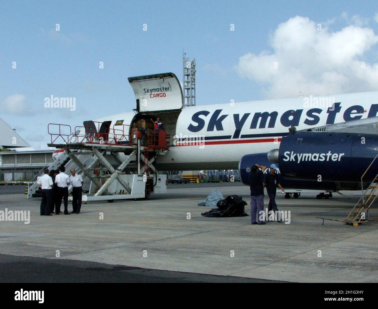 salvador, bahia / brasilien - 14. september 2005: Im Hof der A ist das ...