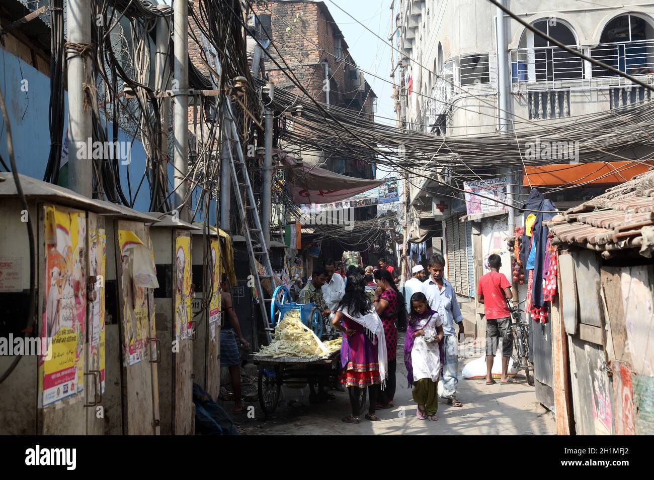 Ghettos und Slums in Kolkata, Indien Stockfotografie - Alamy