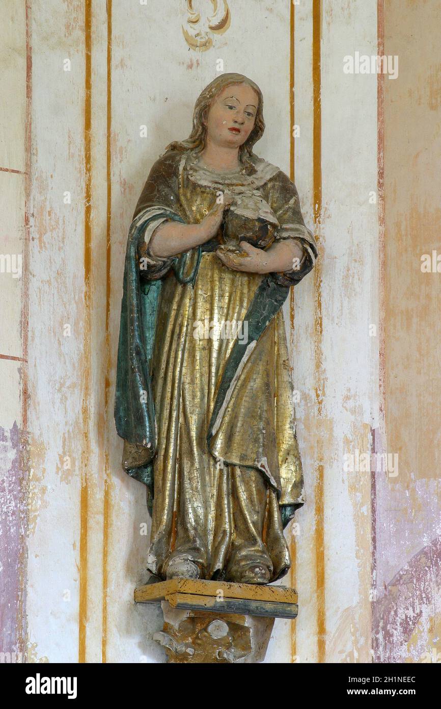 Heilige Maria Magdalena, Statue in der Kapelle der Heiligen Anna in ...